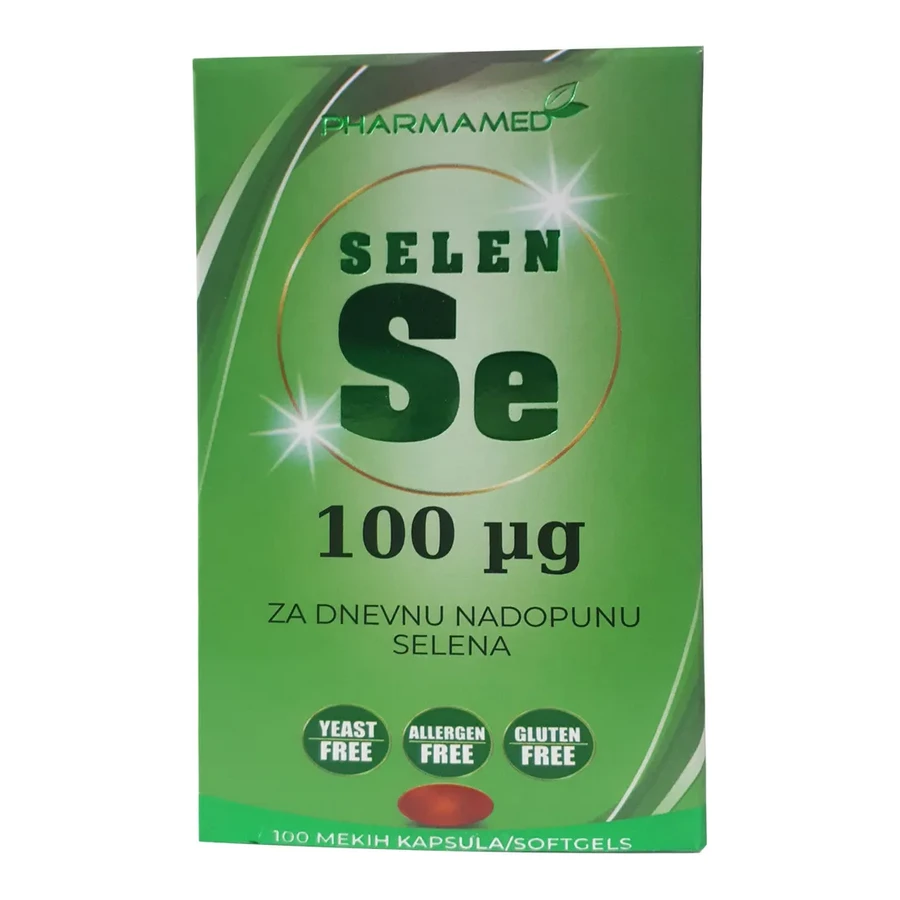 Selen 100μg softgels 100 Pharmamed - Pharmacy & BIO