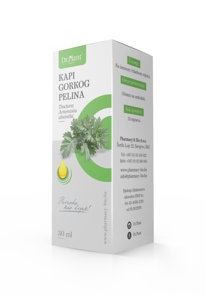Dr.Plant kapi gorkog pelina (Tinctura Artemisia obsinthi), 30ml ...